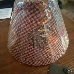 Accents | Table Top Primitive Plaid Folk Art House Weeping Willow Tree ...